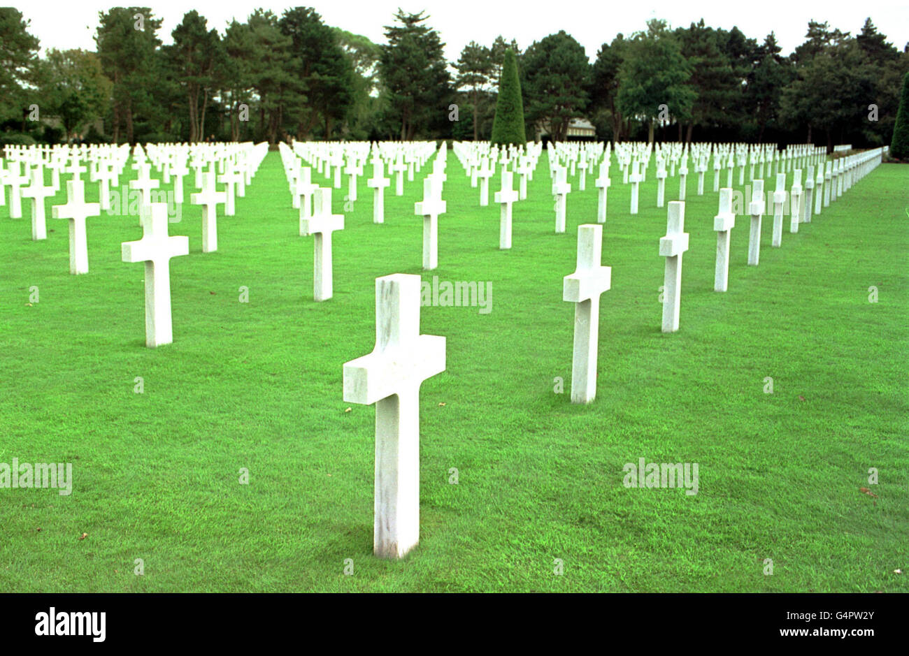 SAVING PRIVATE RYAN/Omaha Cemetery/1 Stock Photo - Alamy