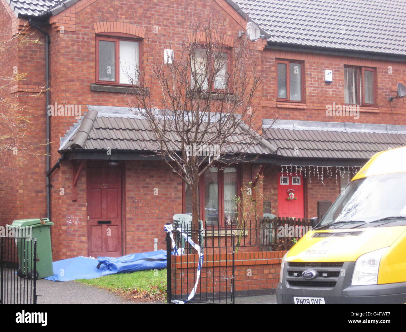 General view of the house in hill street in toxteth hi-res stock ...