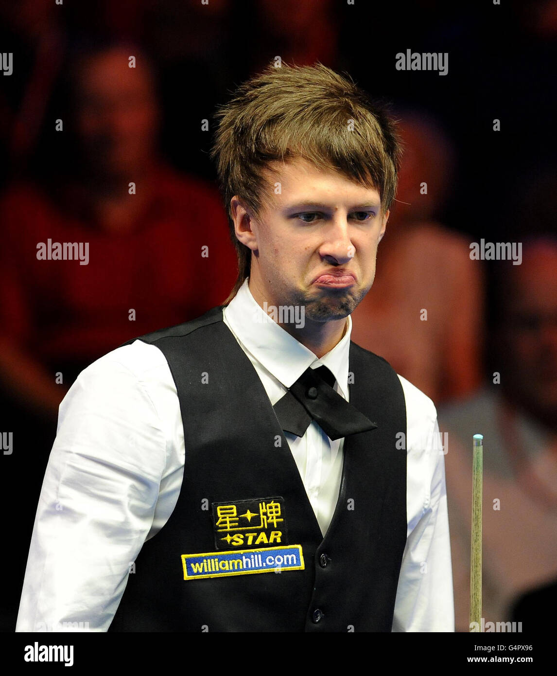 England's Judd Trump reacts during the final during the williamhill.com ...