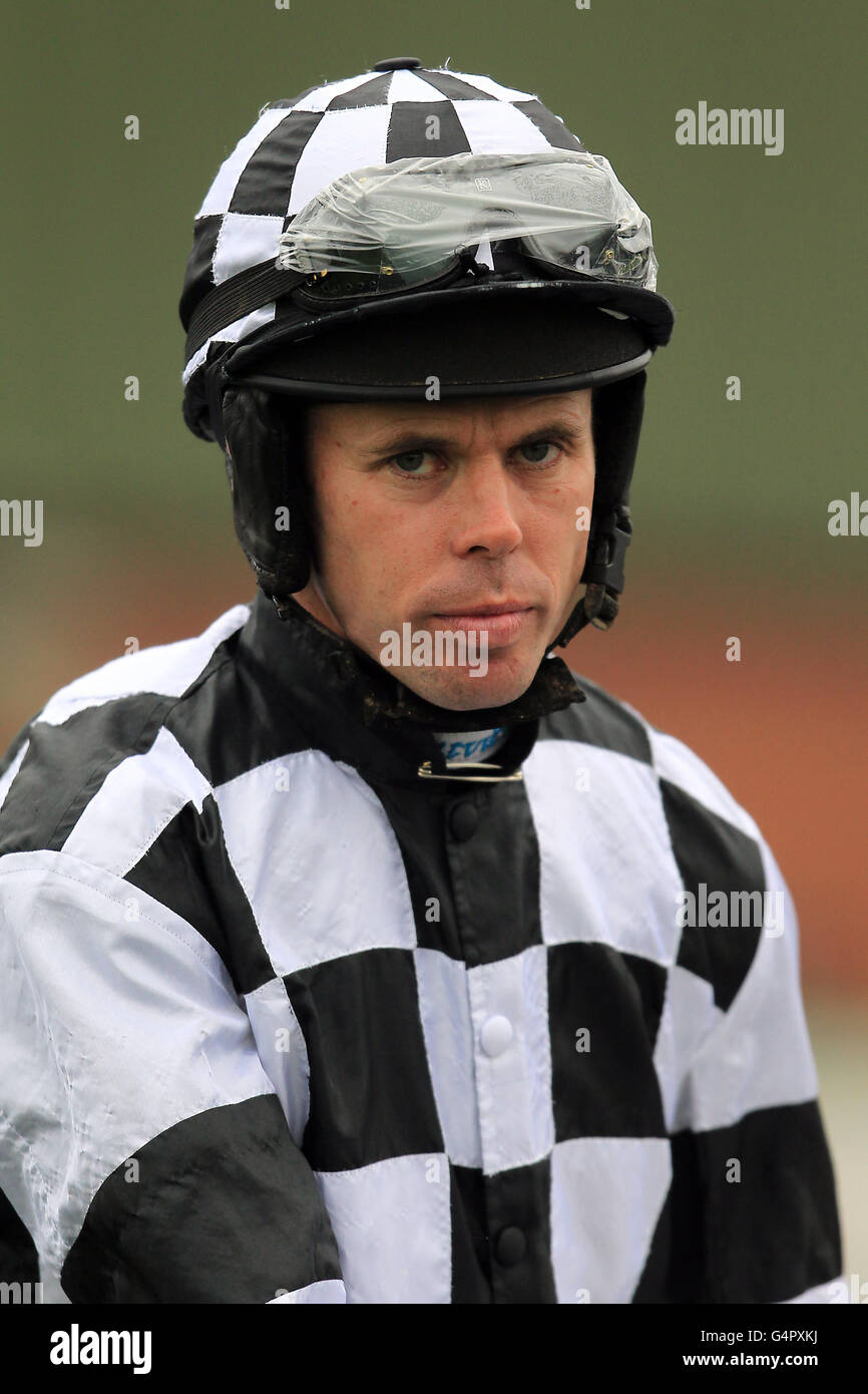 Horse Racing - John Smith's Raceday - Sedgefield Racecourse Stock Photo ...