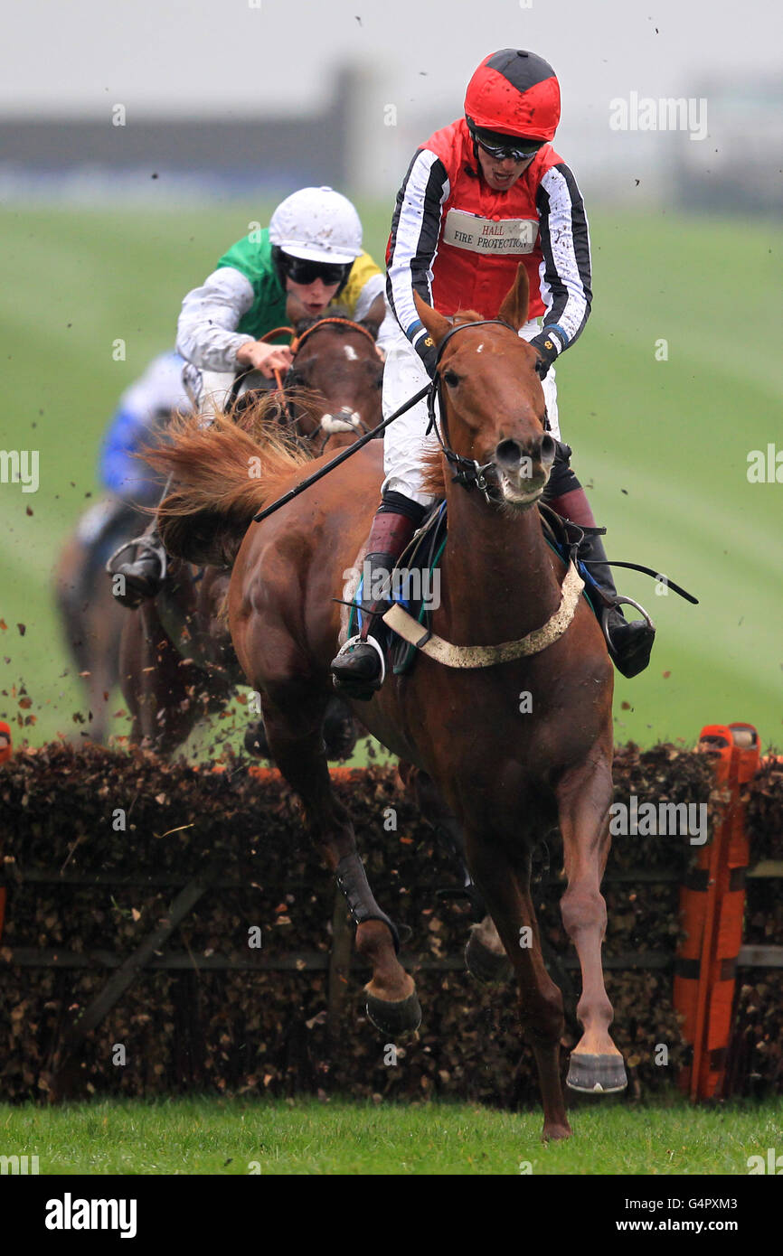 Horse racing john smiths raceday sedgefield racecourse hi-res stock ...