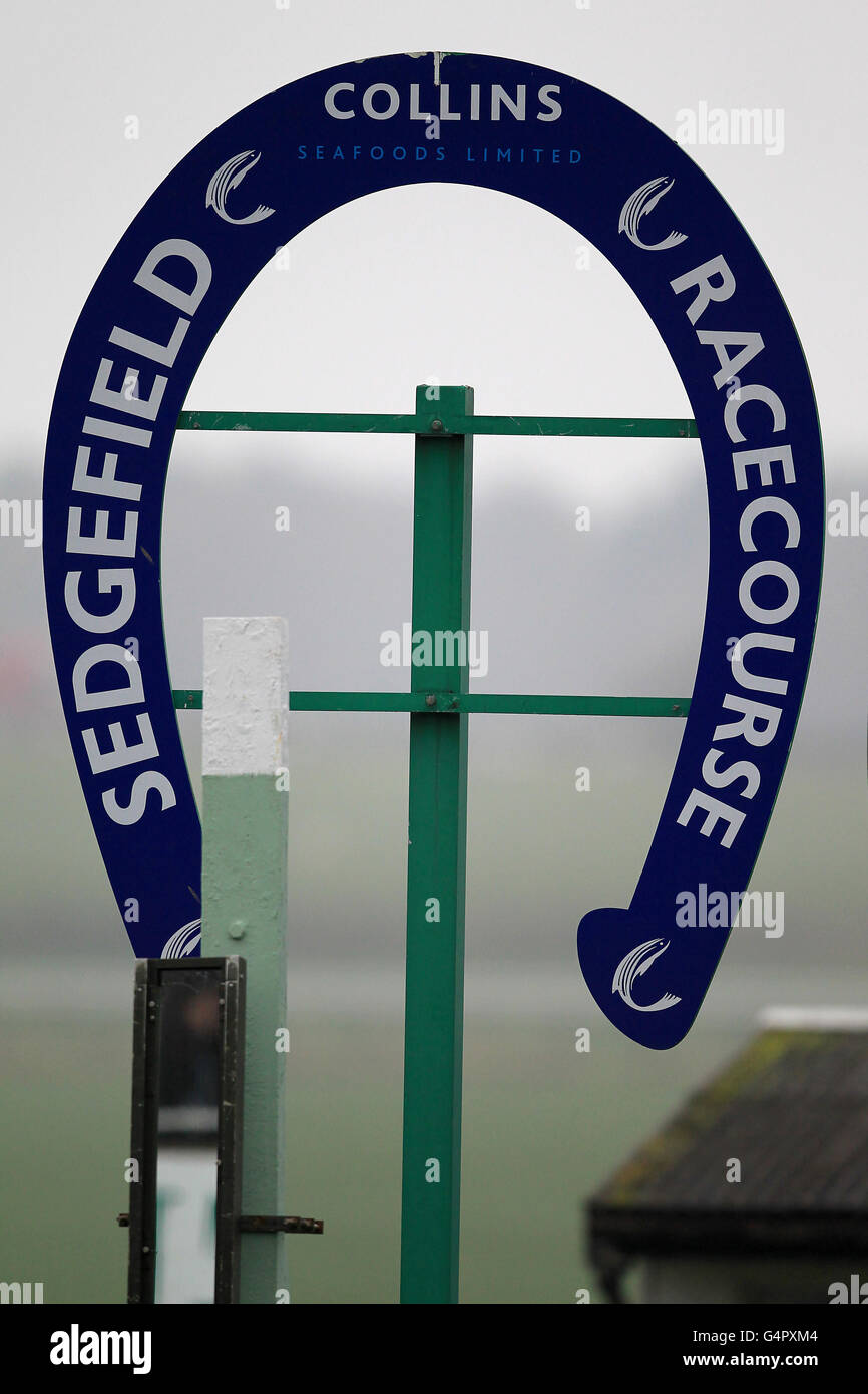 Sedgefield racecourse general view hi-res stock photography and images ...