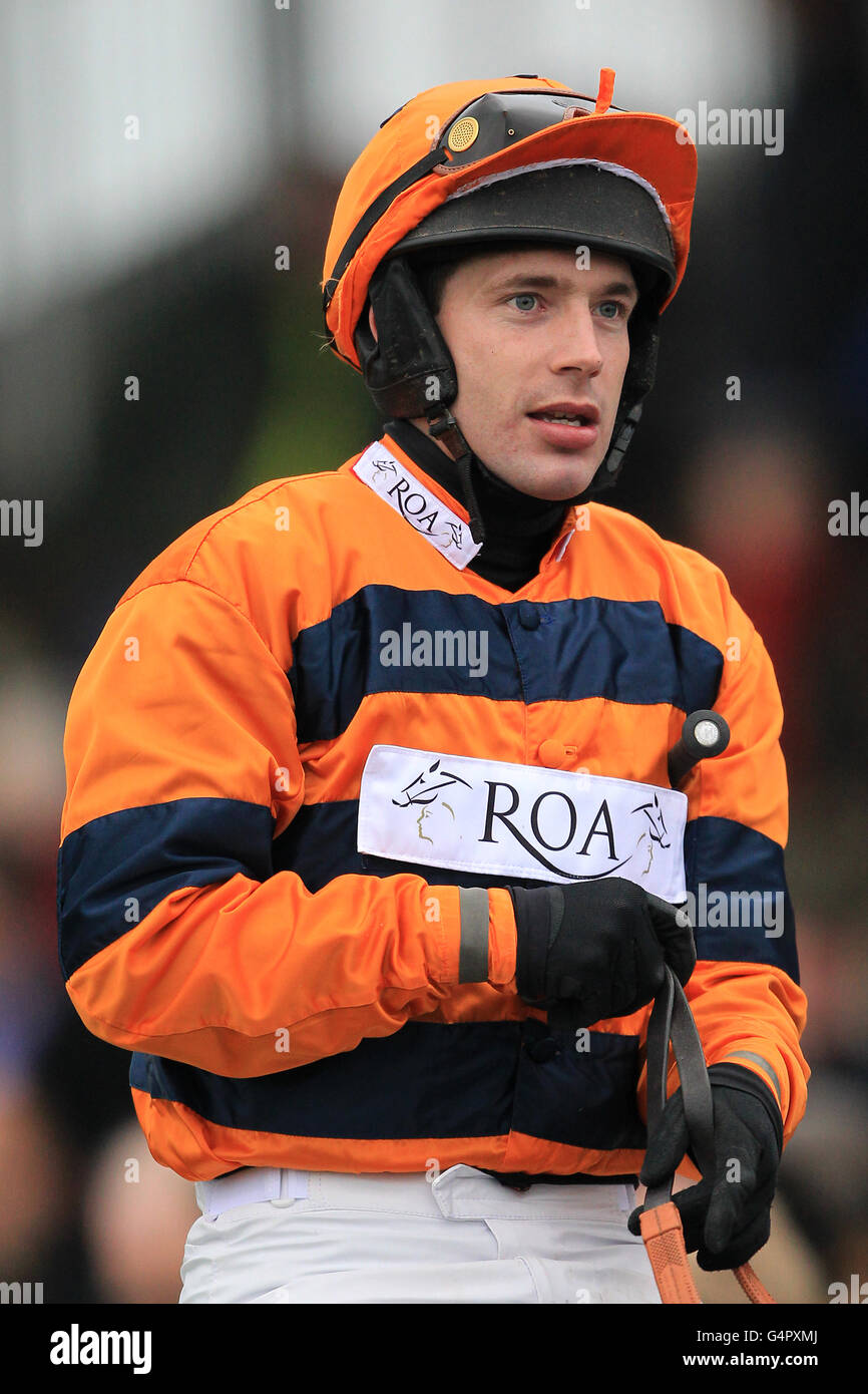 Horse Racing - John Smith's Raceday - Sedgefield Racecourse Stock Photo ...