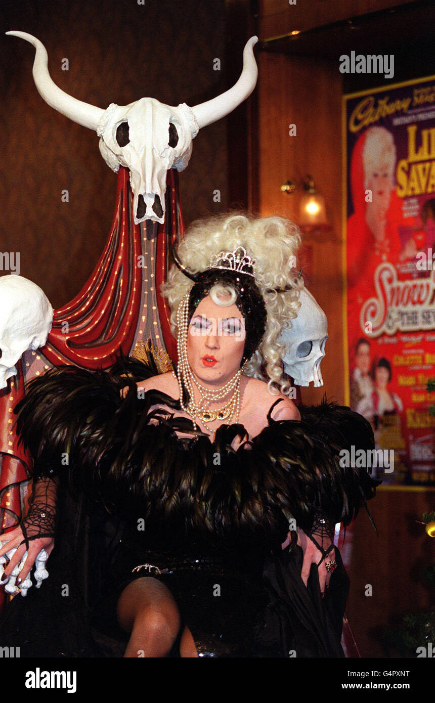 Lily Savage making her pantomime debut as the Wicked Queen in Snow ...