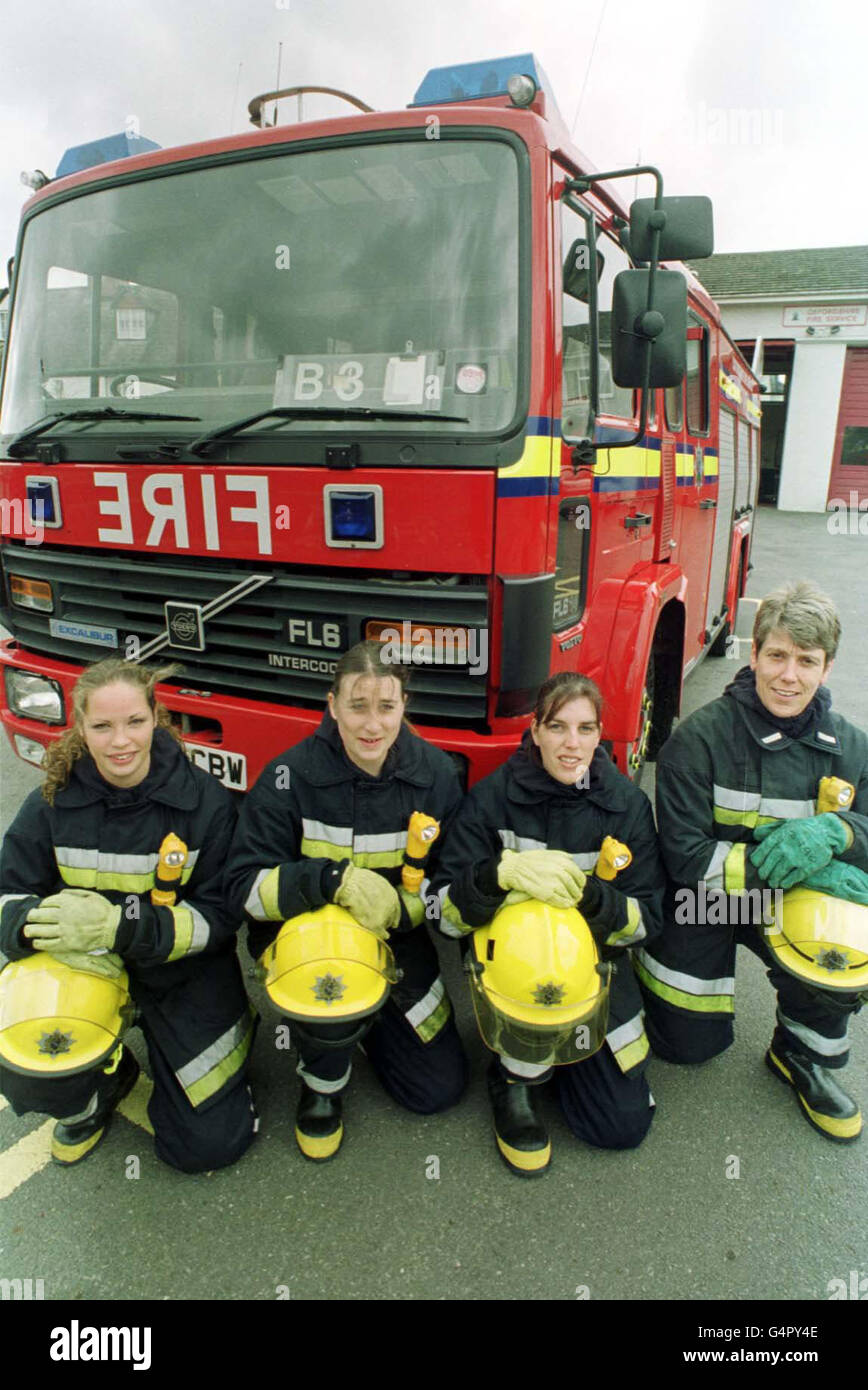 A tiny fire station in Faringdon, Oxfordshire, which employs 19 ...