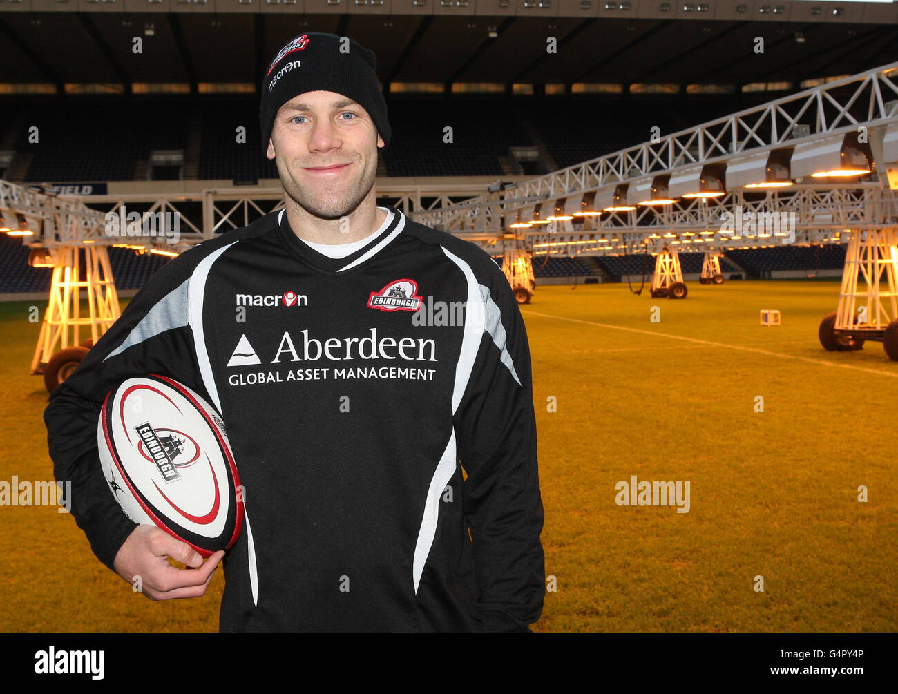 Edinburgh's Simon Webster during a photocall to preview the Heineken ...