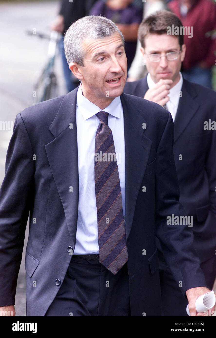 3 4 three quarter length portrait leaving suit tie hi-res stock ...