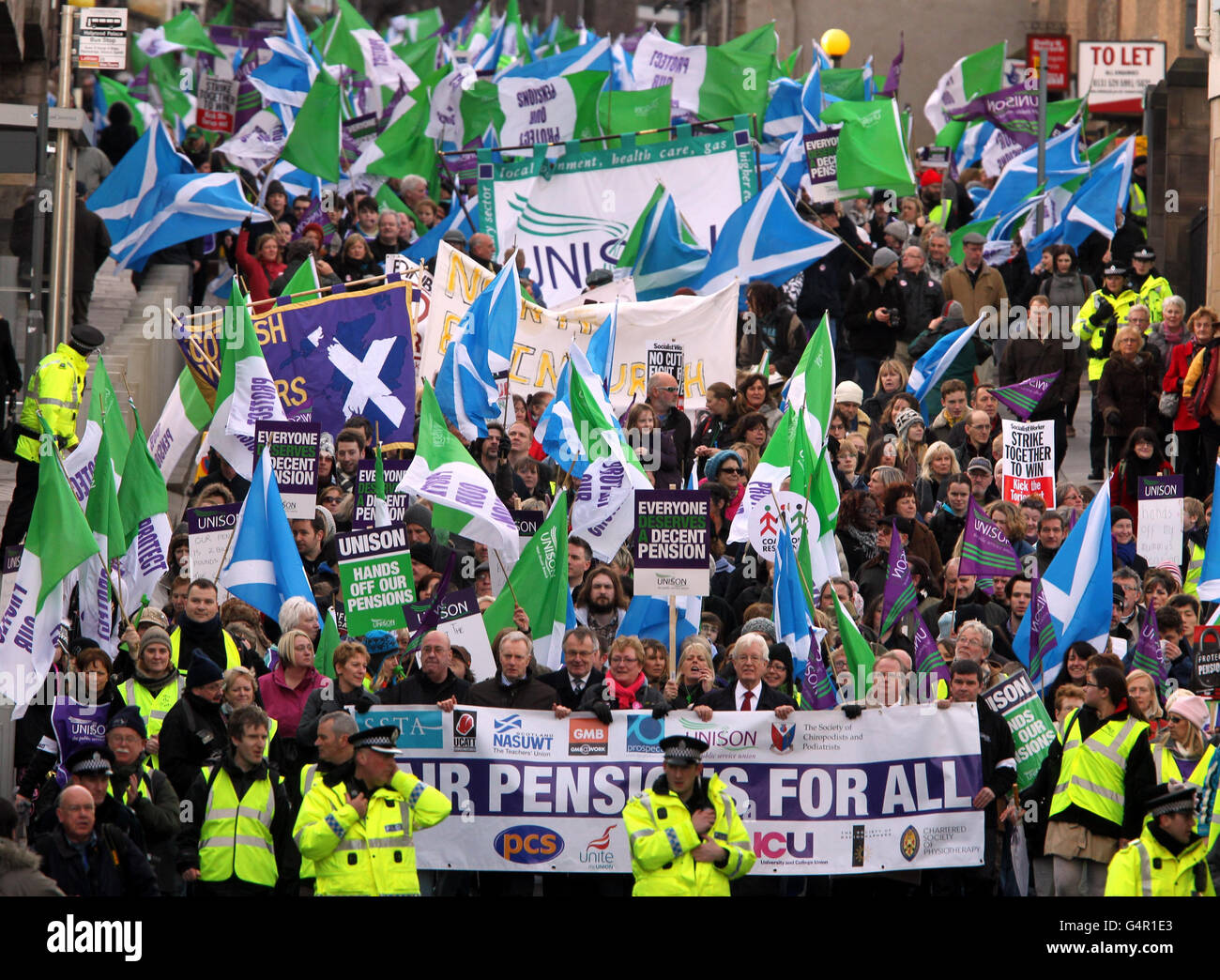 Public sector strike Stock Photo - Alamy