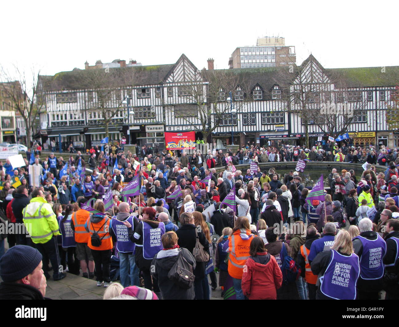 Public sector strike Stock Photo - Alamy