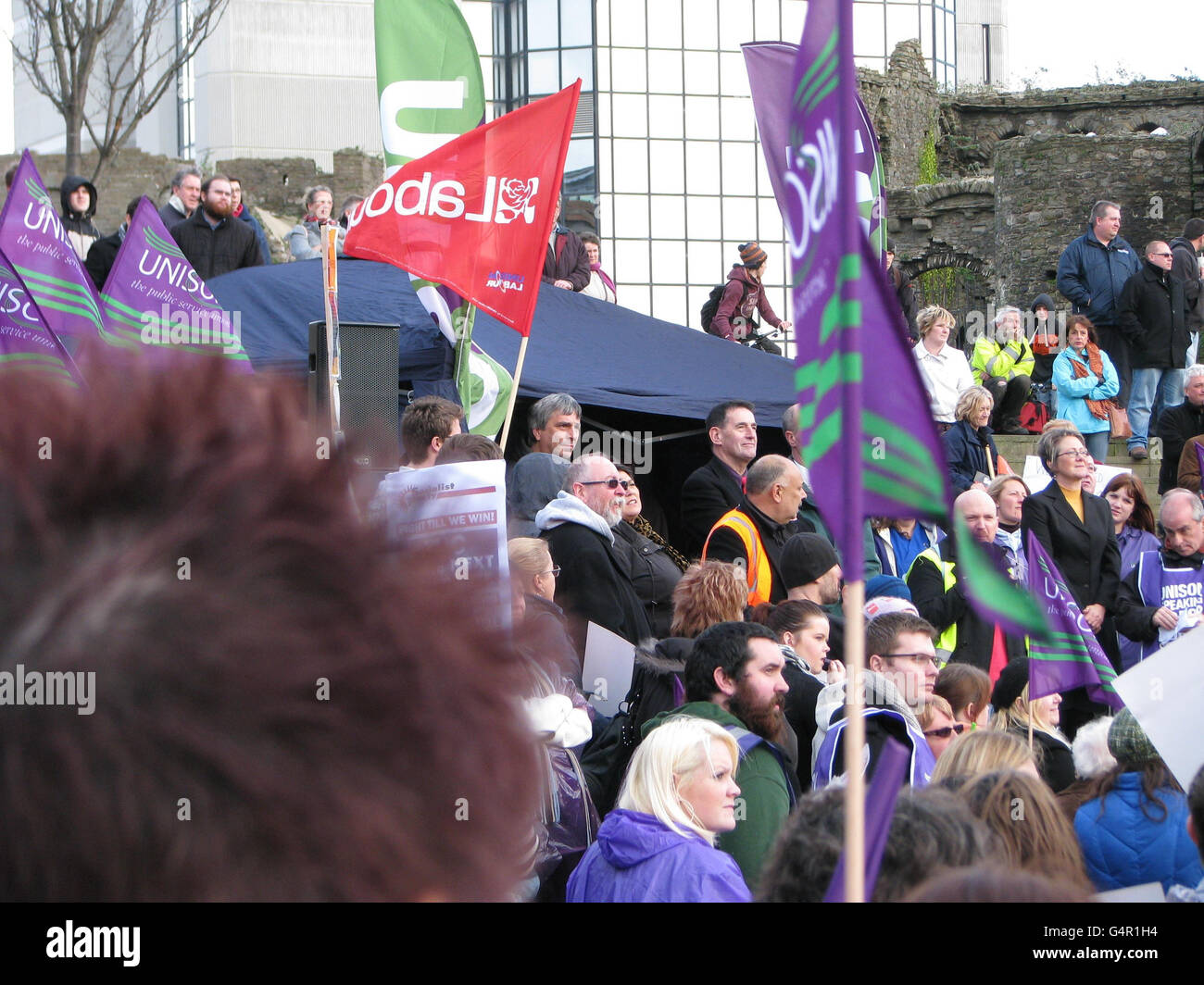 Public sector strike Stock Photo - Alamy