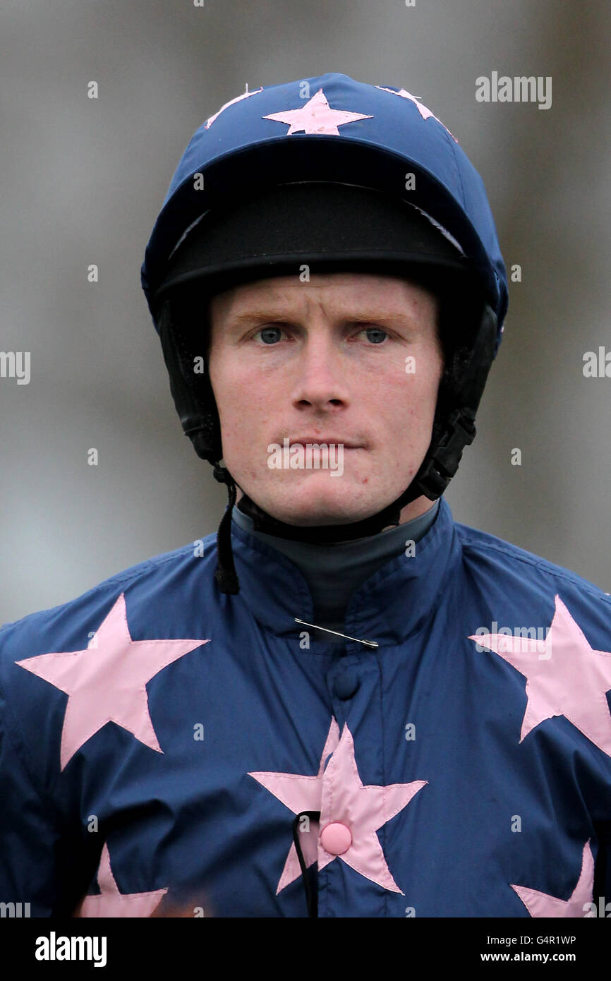 Jockey charlie poste at southwell racecourse hi-res stock photography ...