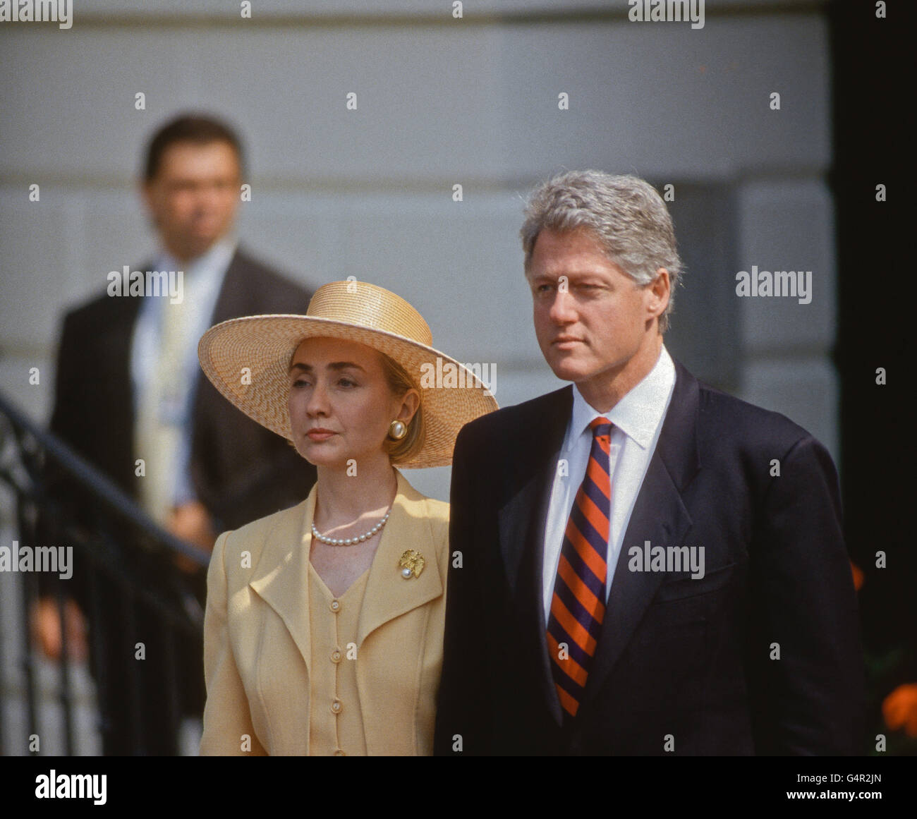 President William Clinton and First Lady Hillary Clinton Host Japanese ...