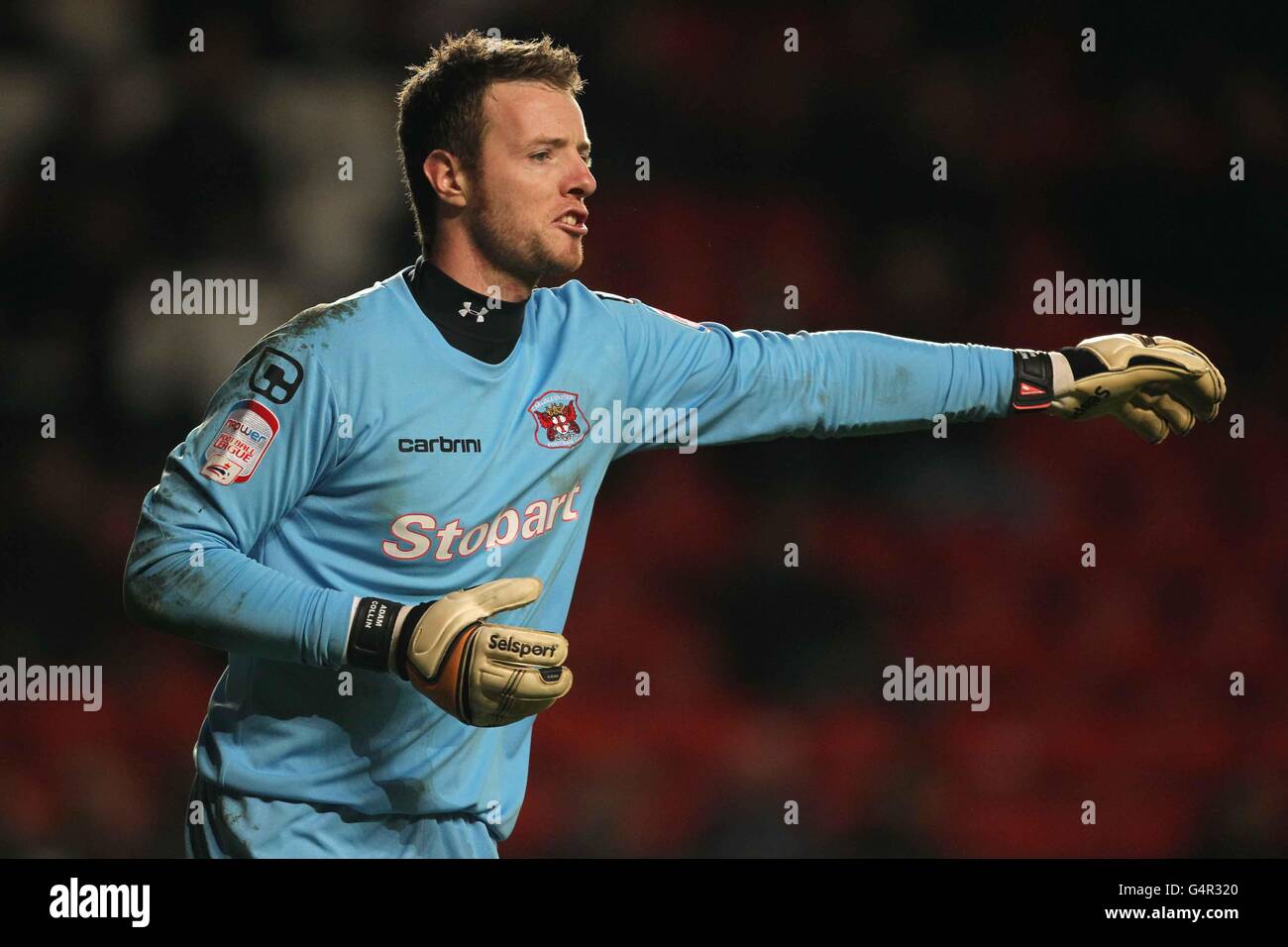 Carlisle united goalkeeper adam collin hi-res stock photography and ...