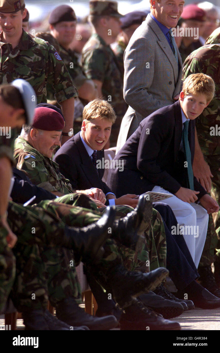 Prince William & Prince Harry Stock Photo - Alamy