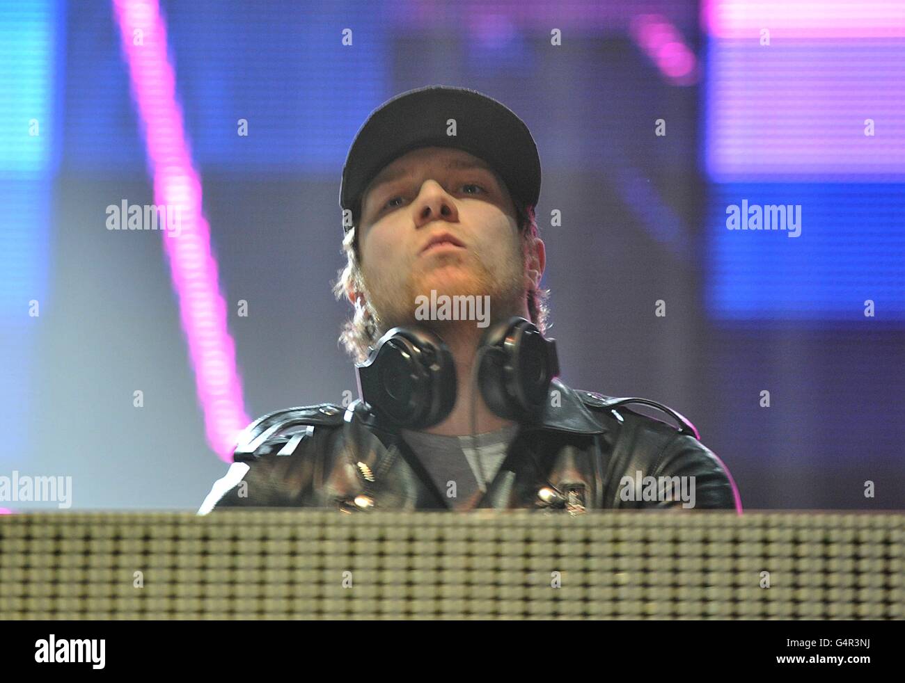 Nero performs on stage during Xfm's Winter Wonderland at the O2 Apollo ...