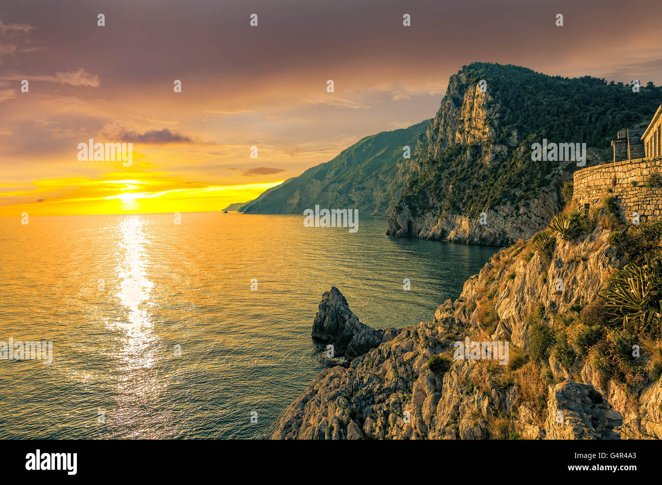 Doria castle porto venere hi-res stock photography and images - Alamy