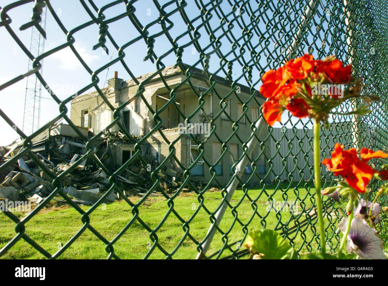 The Royal Ulster Constabulary Station in Moira, near Belfast which was ...