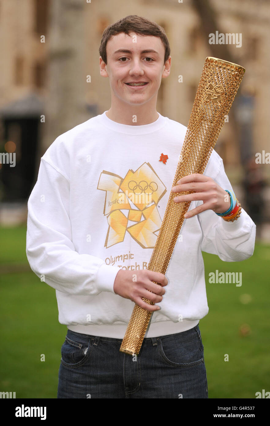 Olympic torch relay Stock Photo - Alamy