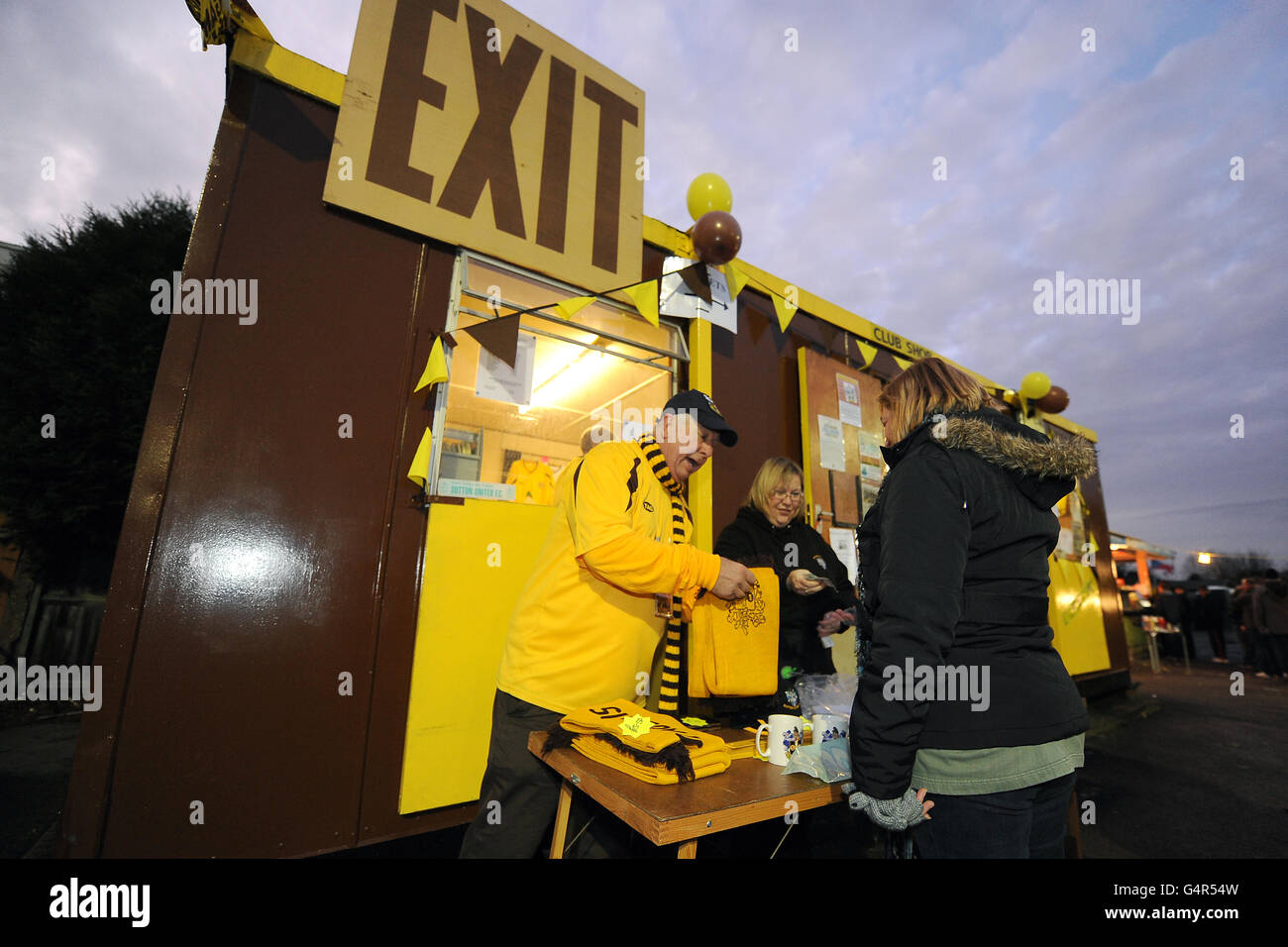 Sutton united football ground hi-res stock photography and images - Alamy