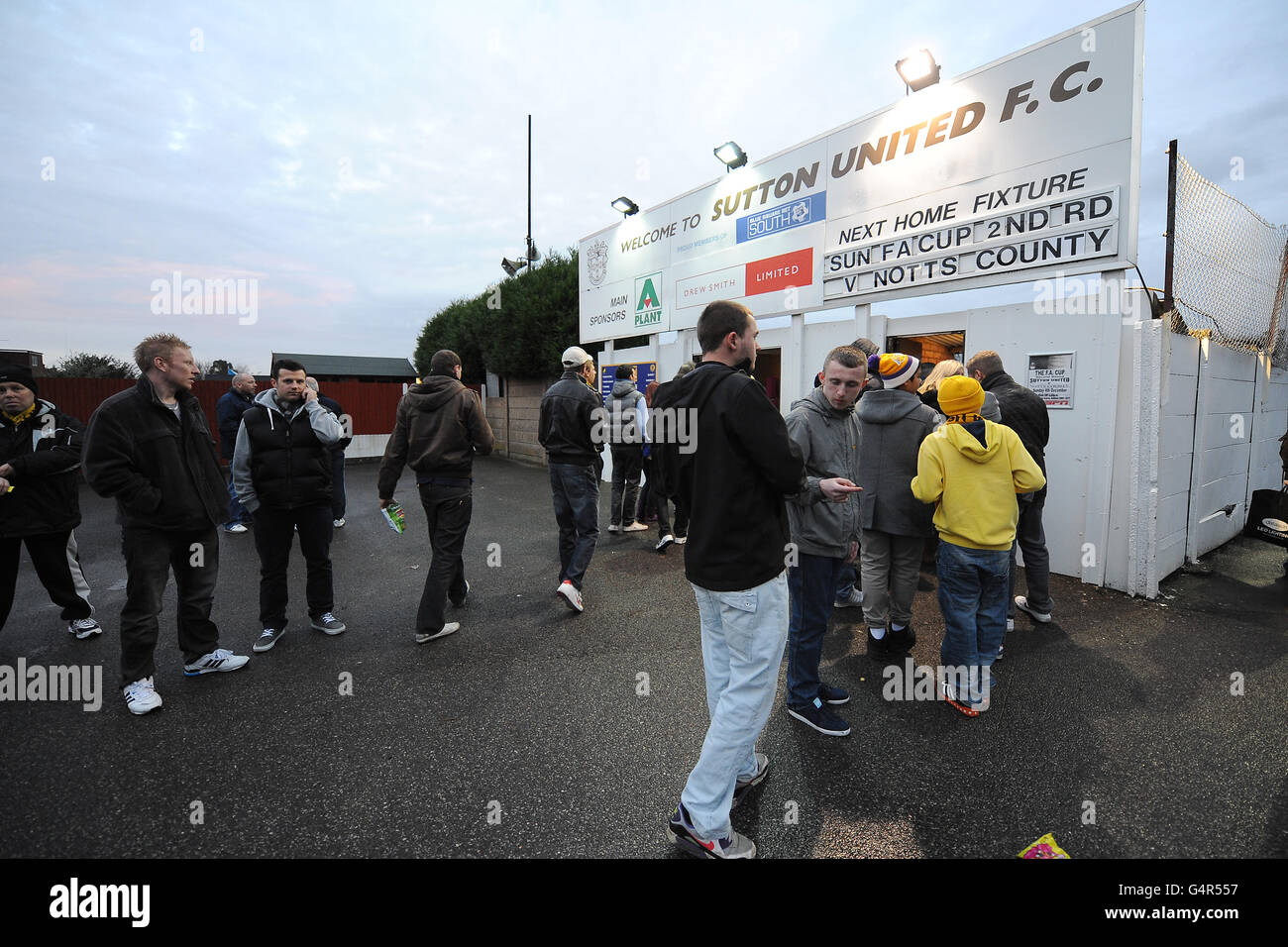 Sutton united football ground hi-res stock photography and images - Alamy