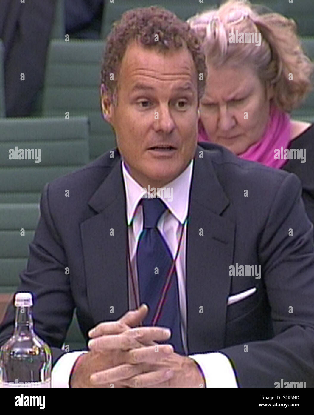 Daily Mail chairman Viscount Rothermere giving evidence to the Privacy ...