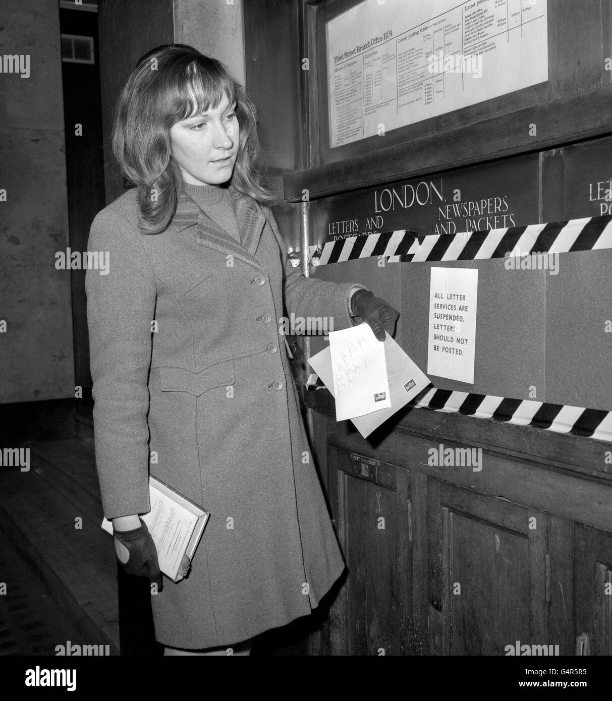 Valerie Ednie tries to post her mail only to discover pillar boxes ...