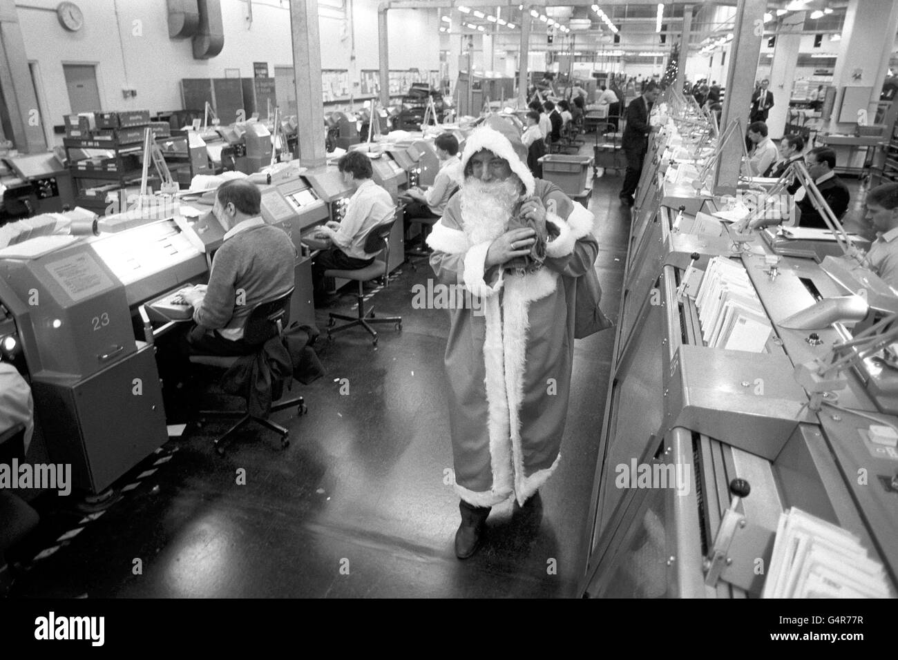 British Postal Service - Christmas Mail - London Stock Photo - Alamy