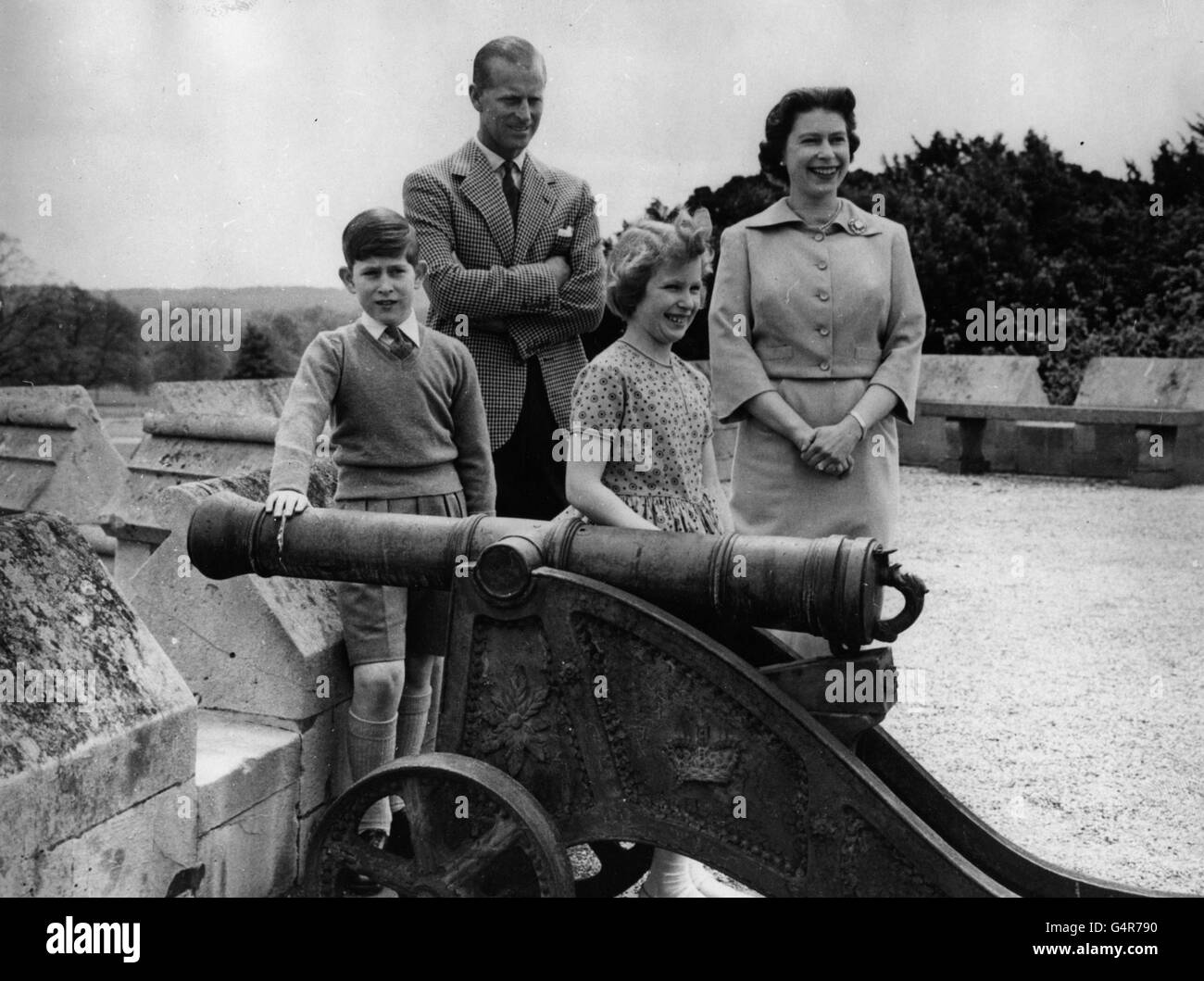 Royalty - Queen Elizabeth II and Family - Windsor Castle Stock Photo ...