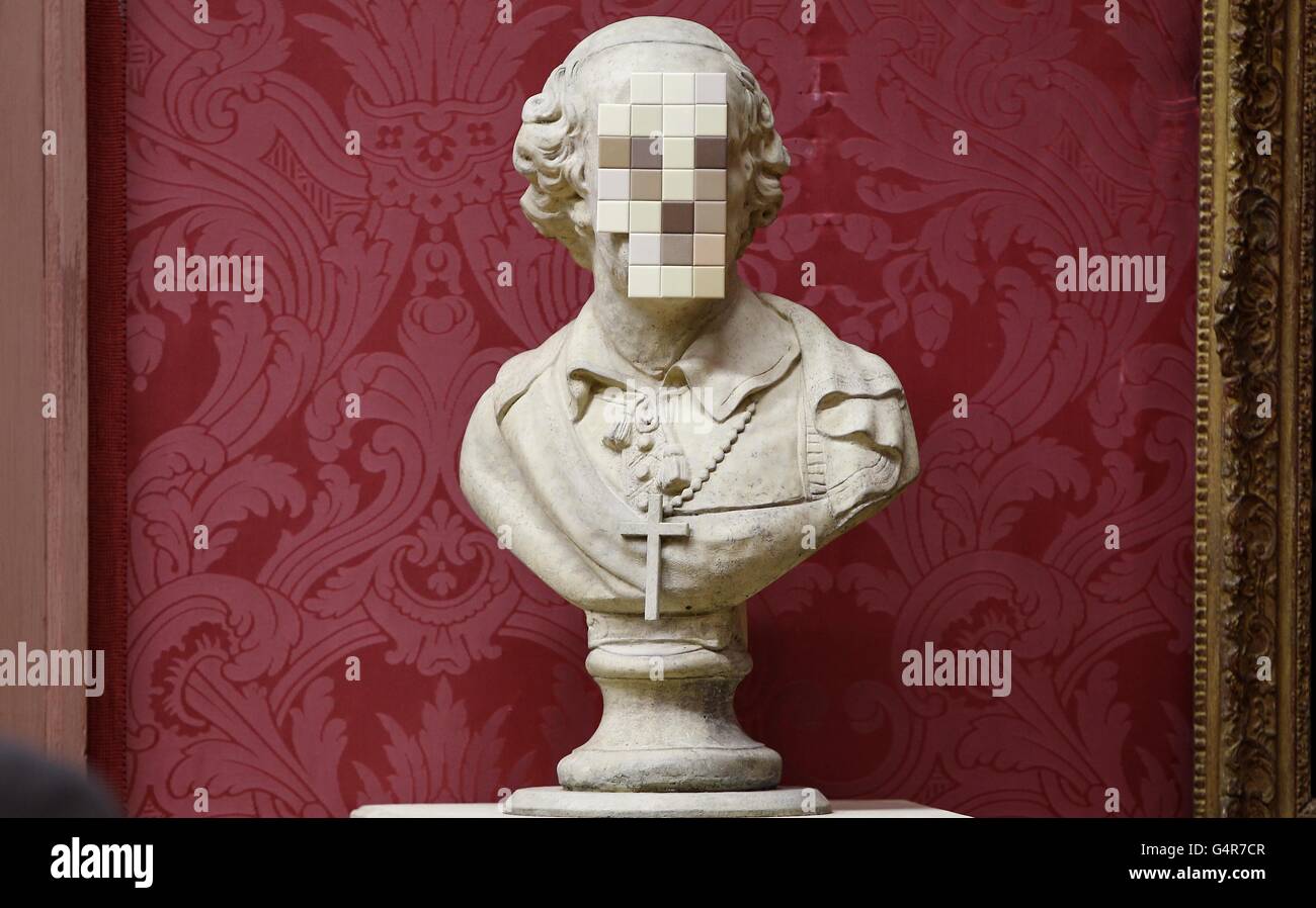 Cardinal Sin by Banksy Stock Photo - Alamy