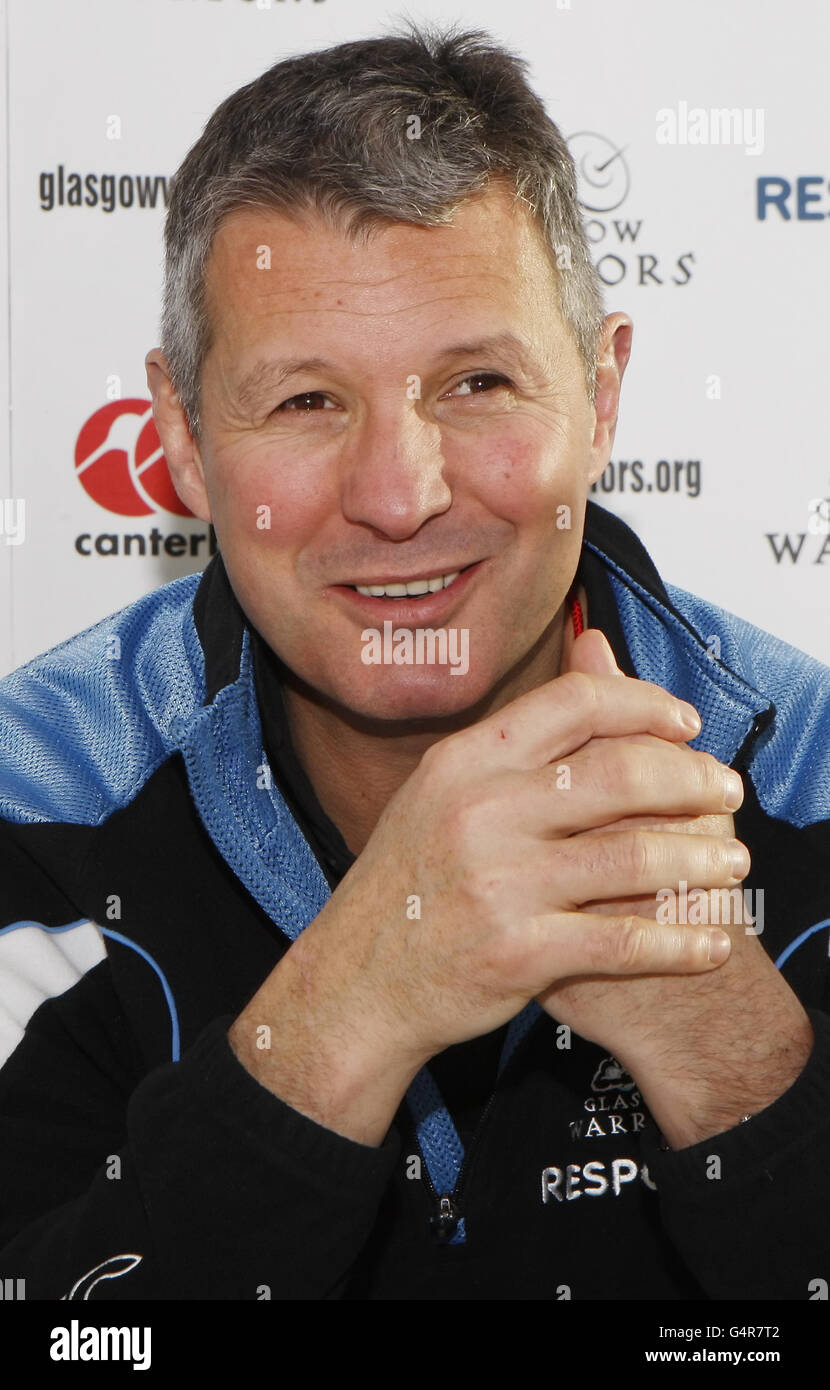 Glasgow warriors coach sean lineen team announcement scotstoun stadium ...