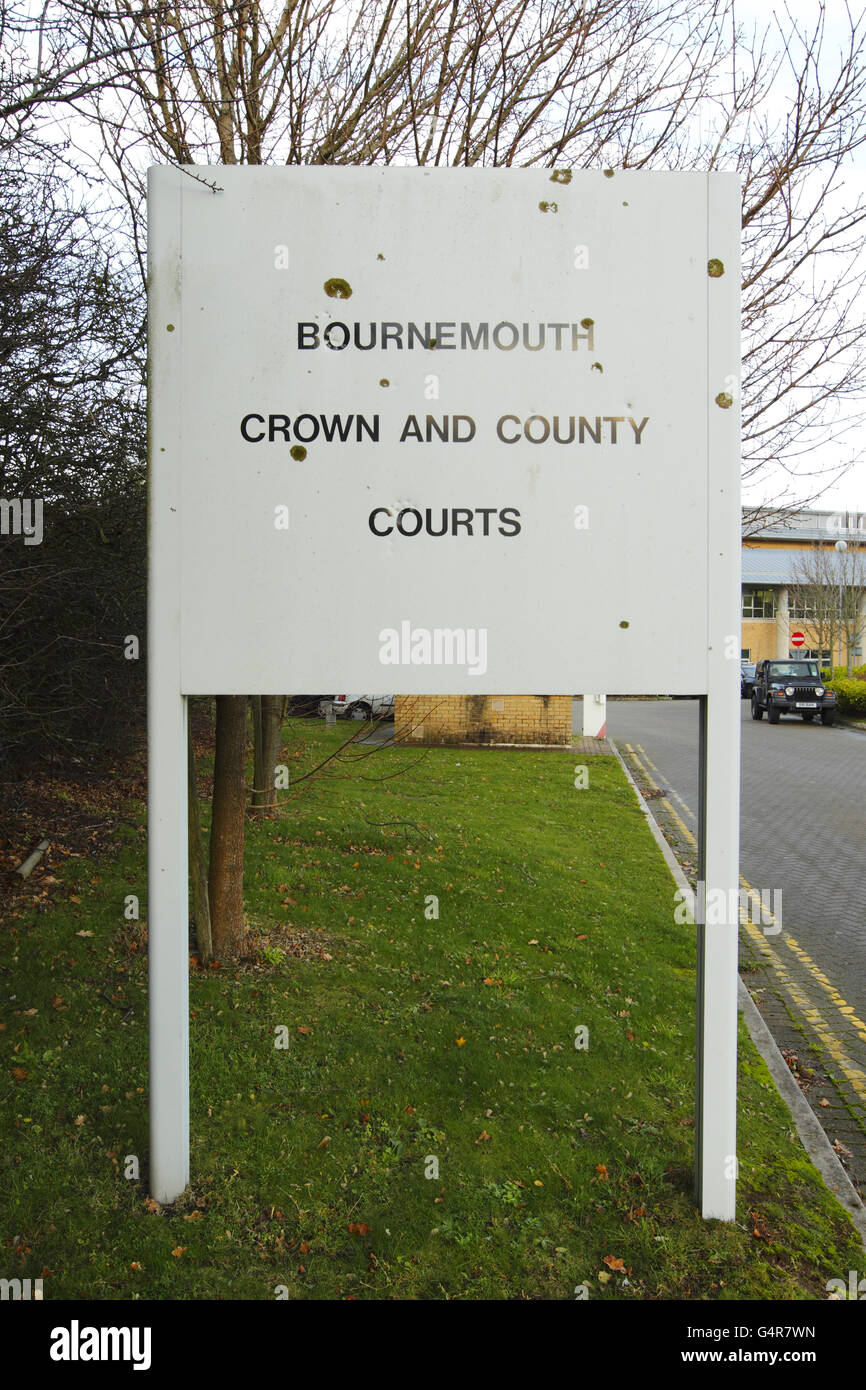 Bournemouth Crown and County Courts. A general view of Bournemouth ...