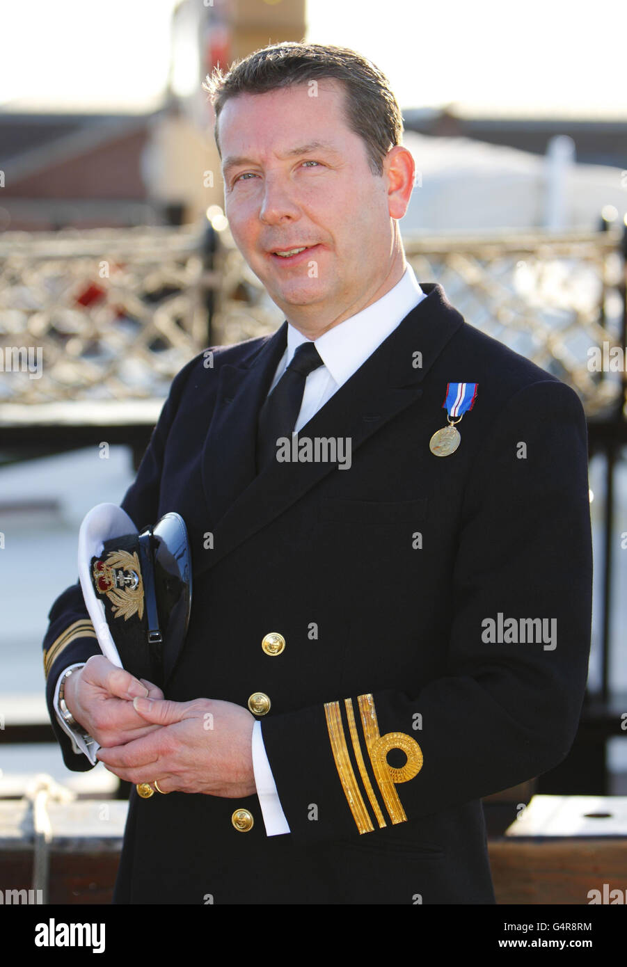 Lieutenant Commander Rod Strathern who has become the 100th commanding ...