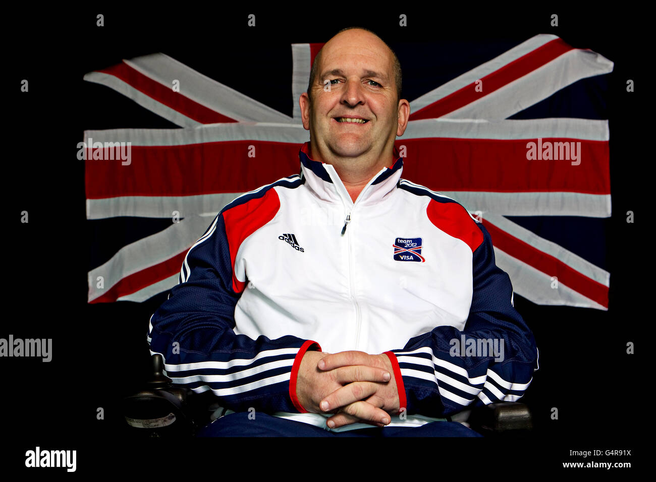 Great Britain boccia player Nigel Murray during the photocall at the ...