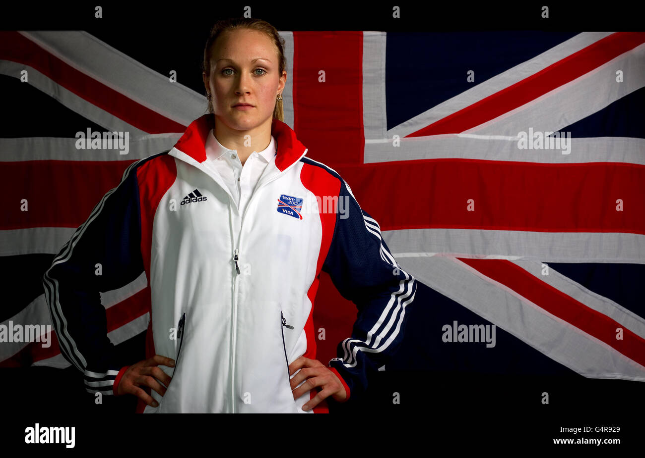 Great Britain's Gemma Howell during the photocall at the Velodrome in ...