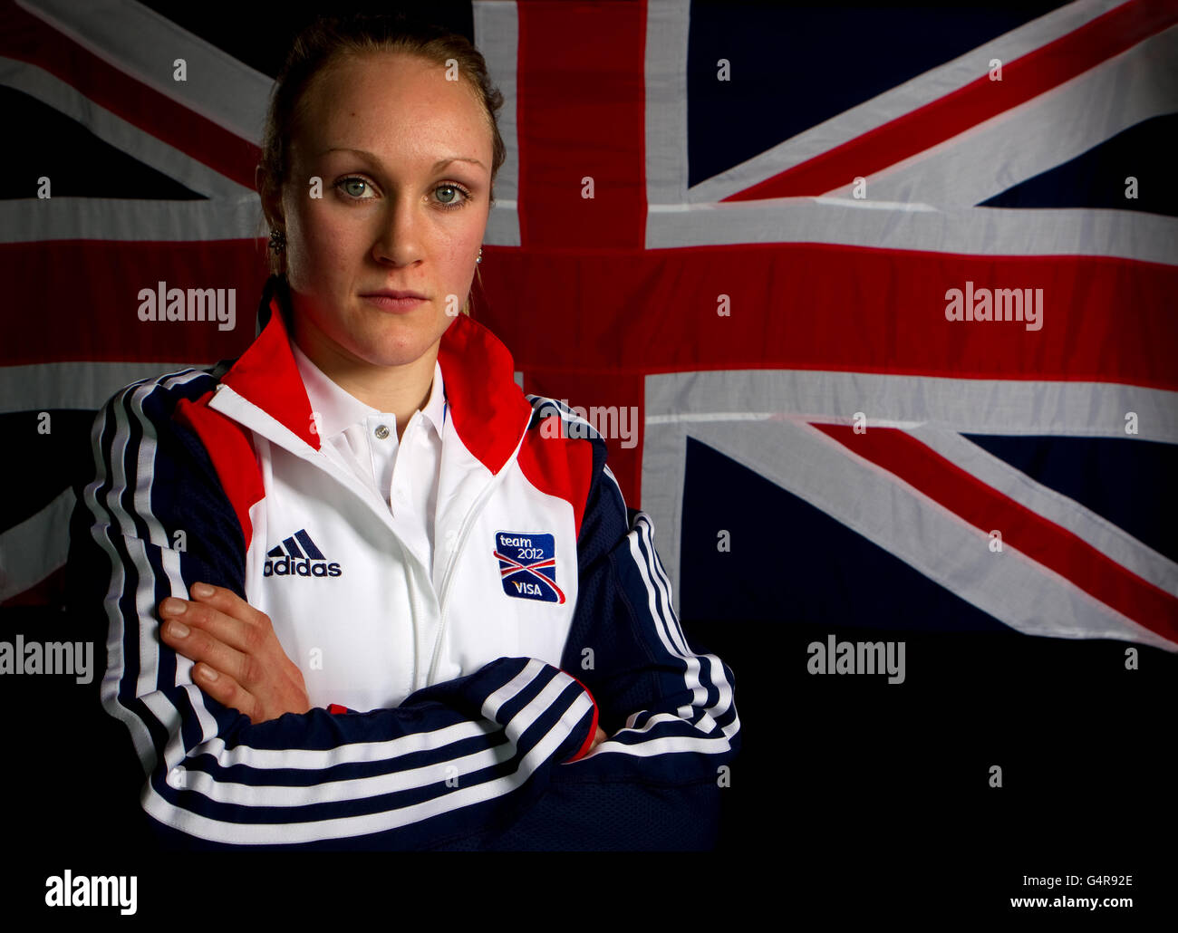 Great Britain's Gemma Howell during the photocall at the Velodrome in ...