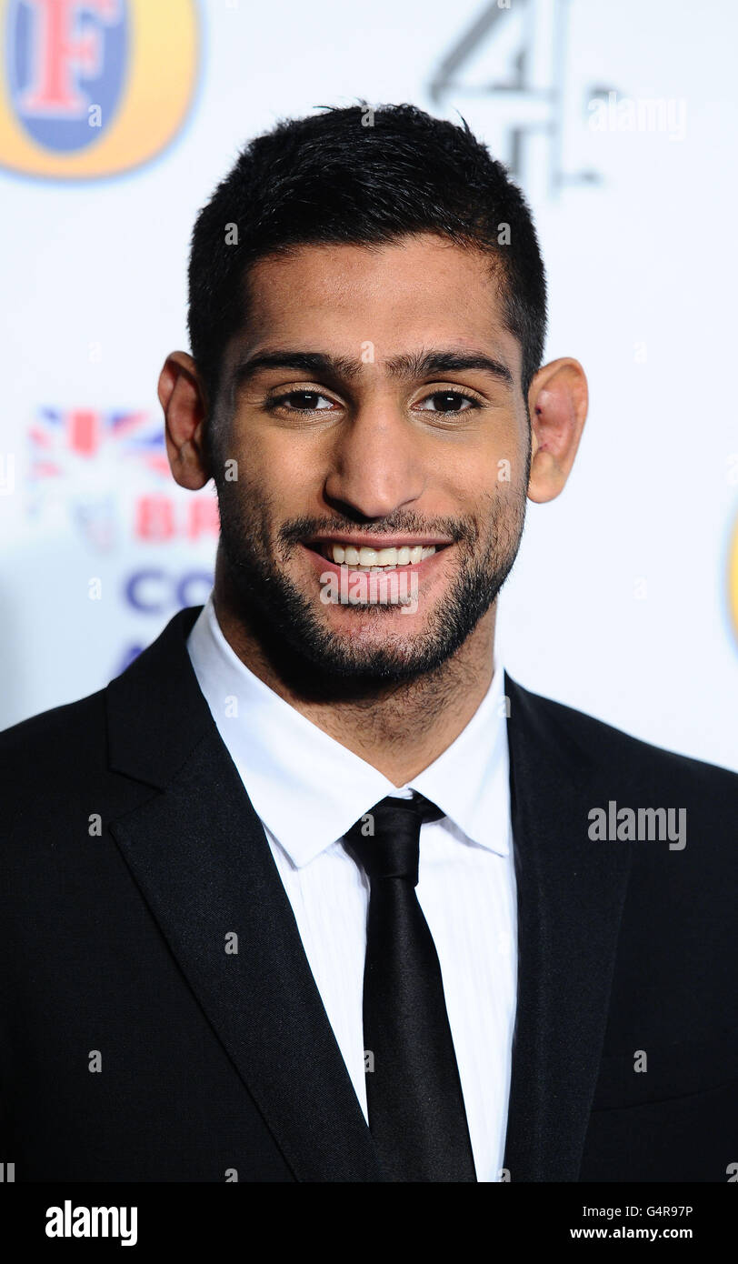 Amir Kahn arrives at the British Comedy Awards at the Fountain Studios ...