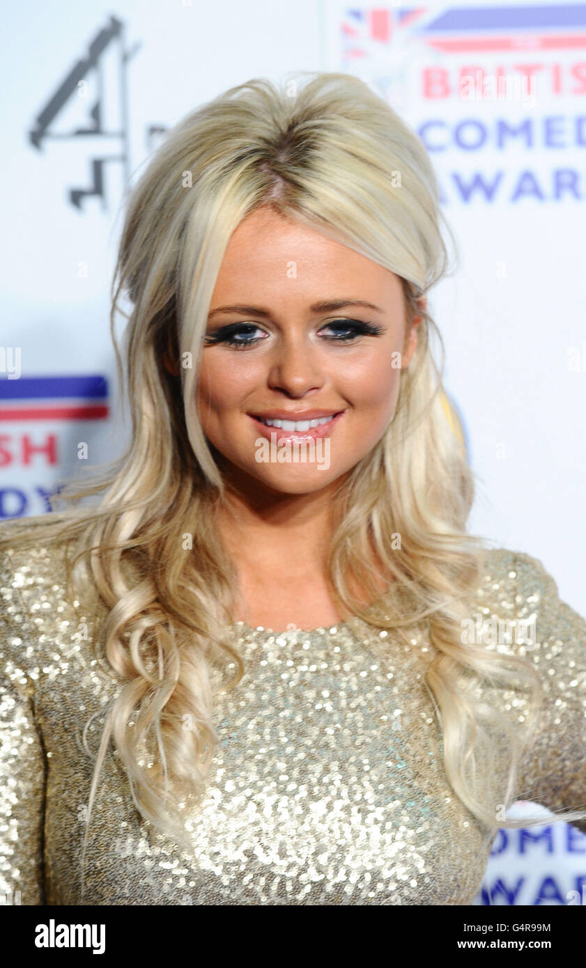 Emily Atack arrives at the British Comedy Awards at the Fountain ...