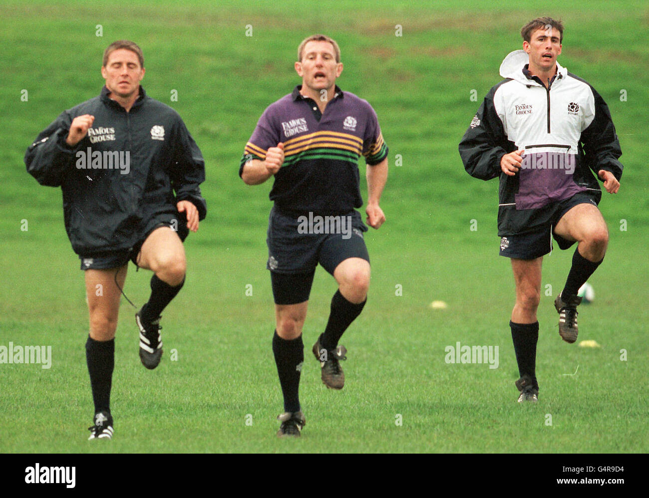SCOTLAND/ Rugby training Stock Photo - Alamy