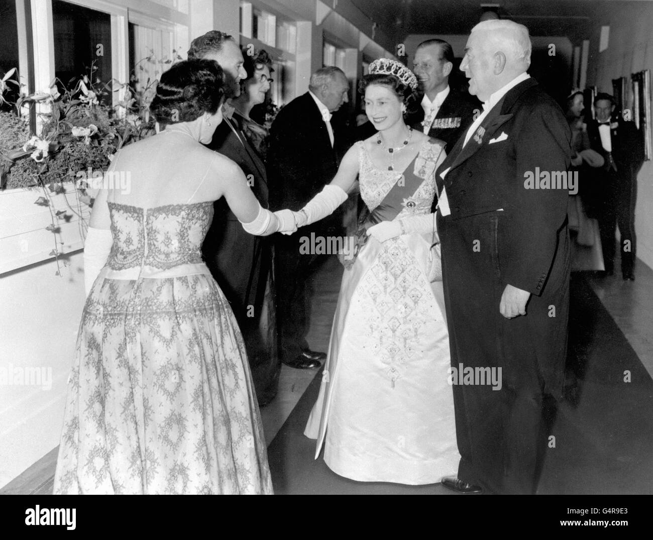 Royalty - Queen Elizabeth II Tour of Australia - Canberra Stock Photo ...