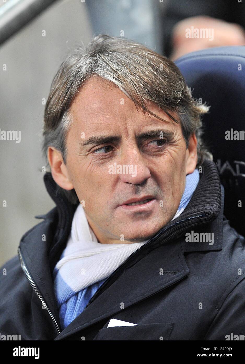 Etihad stadium roberto mancini hi-res stock photography and images - Alamy