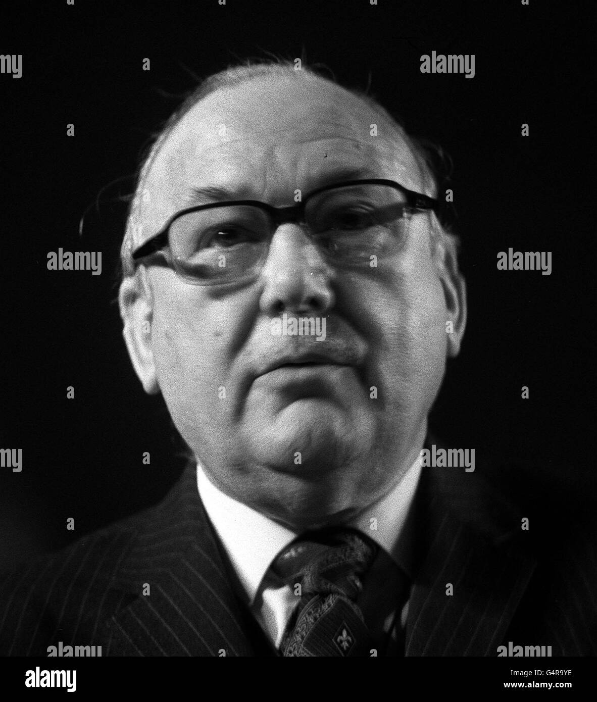 A portrait of Lord Robens, Chairman of the National Coal Board. Lord ...