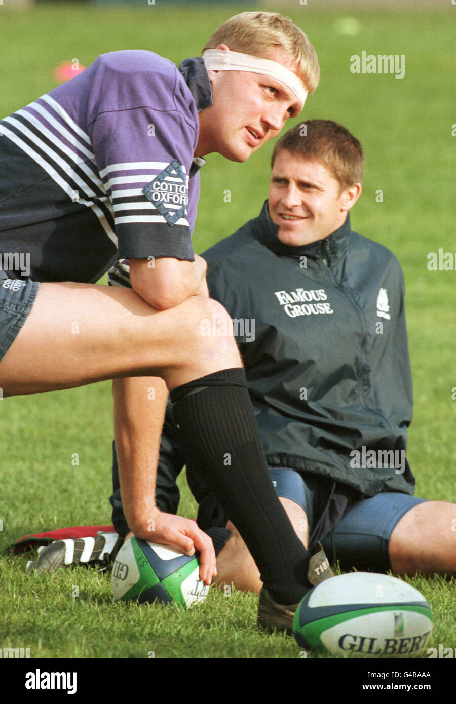 SCOTLAND Rugby training 3 Stock Photo - Alamy
