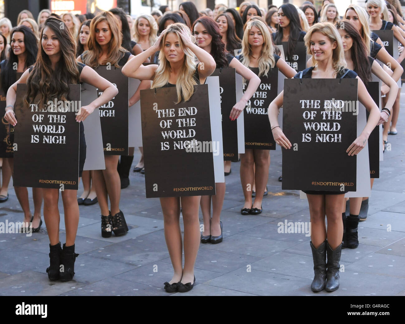 Models promoting the launch of Lynx 2012 Final Edition body spray ...