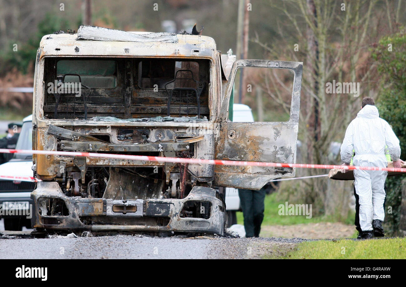 Burnt Out Lorry High Resolution Stock Photography and Images - Alamy