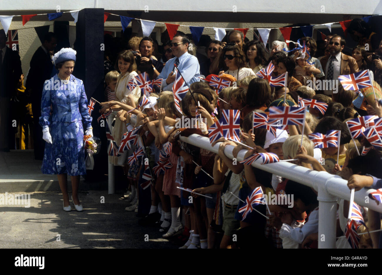 Royalty - Queen Elizabeth II Tour of the Middle East - Qatar Stock ...
