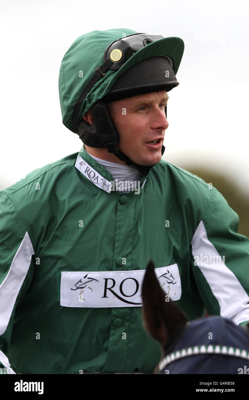 Horse Racing - Ludlow Racecourse. Jockey Paul Moloney prior to his ride ...