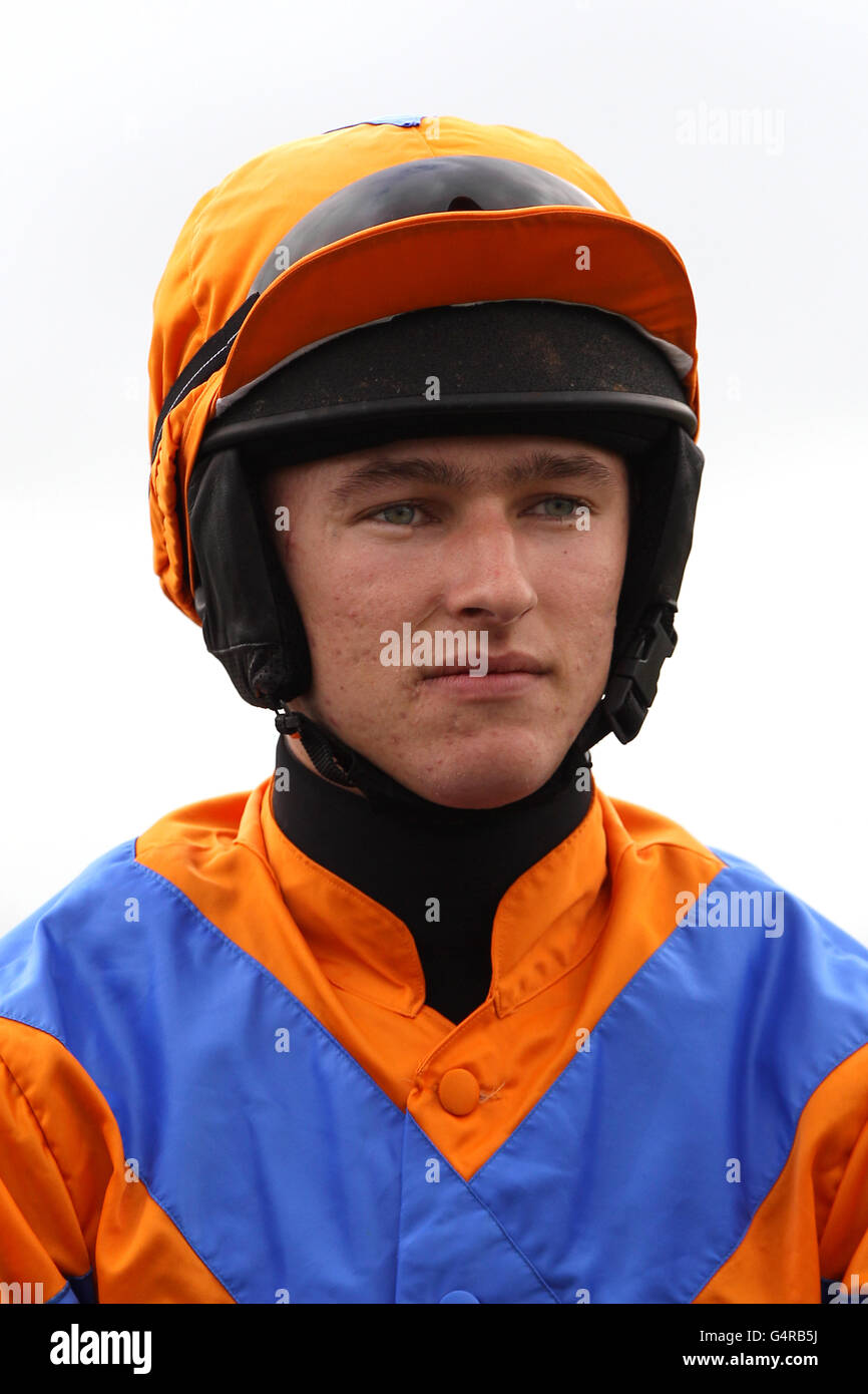 Jockey Adam Wedge prior to his ride on Naledi in the Welcome Back To ...