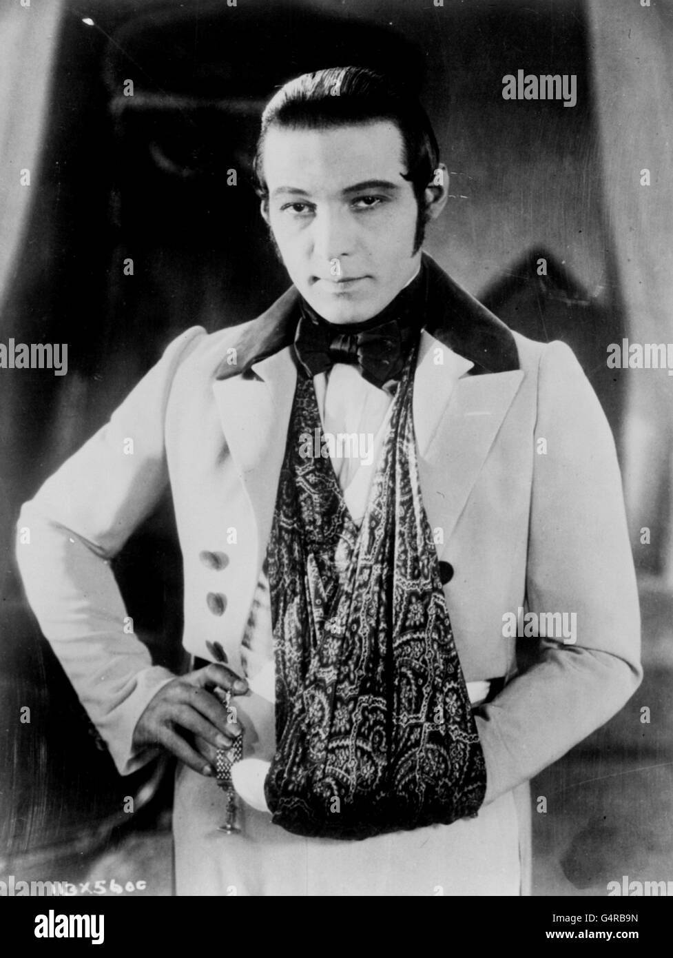 PA News Photos 1927: Silent Film actor Rudolph Valentino Stock Photo ...