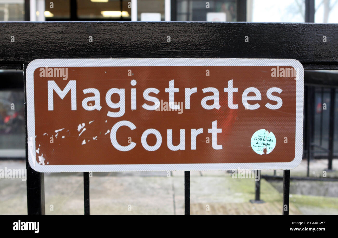 General view of the Magistrates court in St. Albans, Hertfordshire ...
