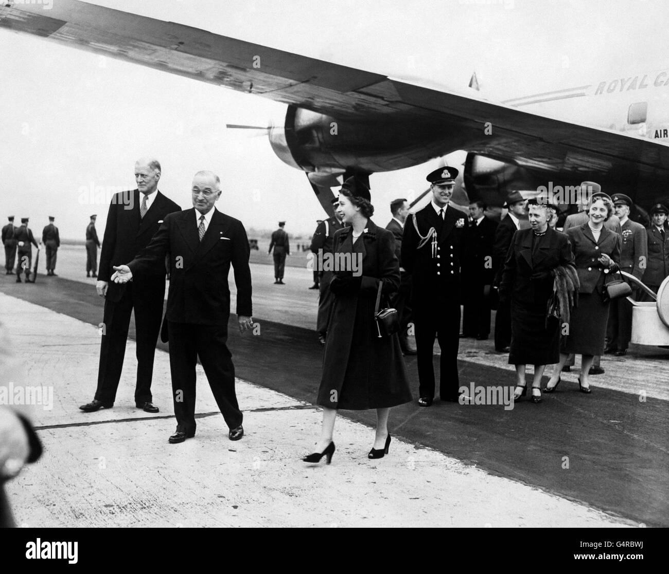 Princess elizabeth american tour hi-res stock photography and images ...
